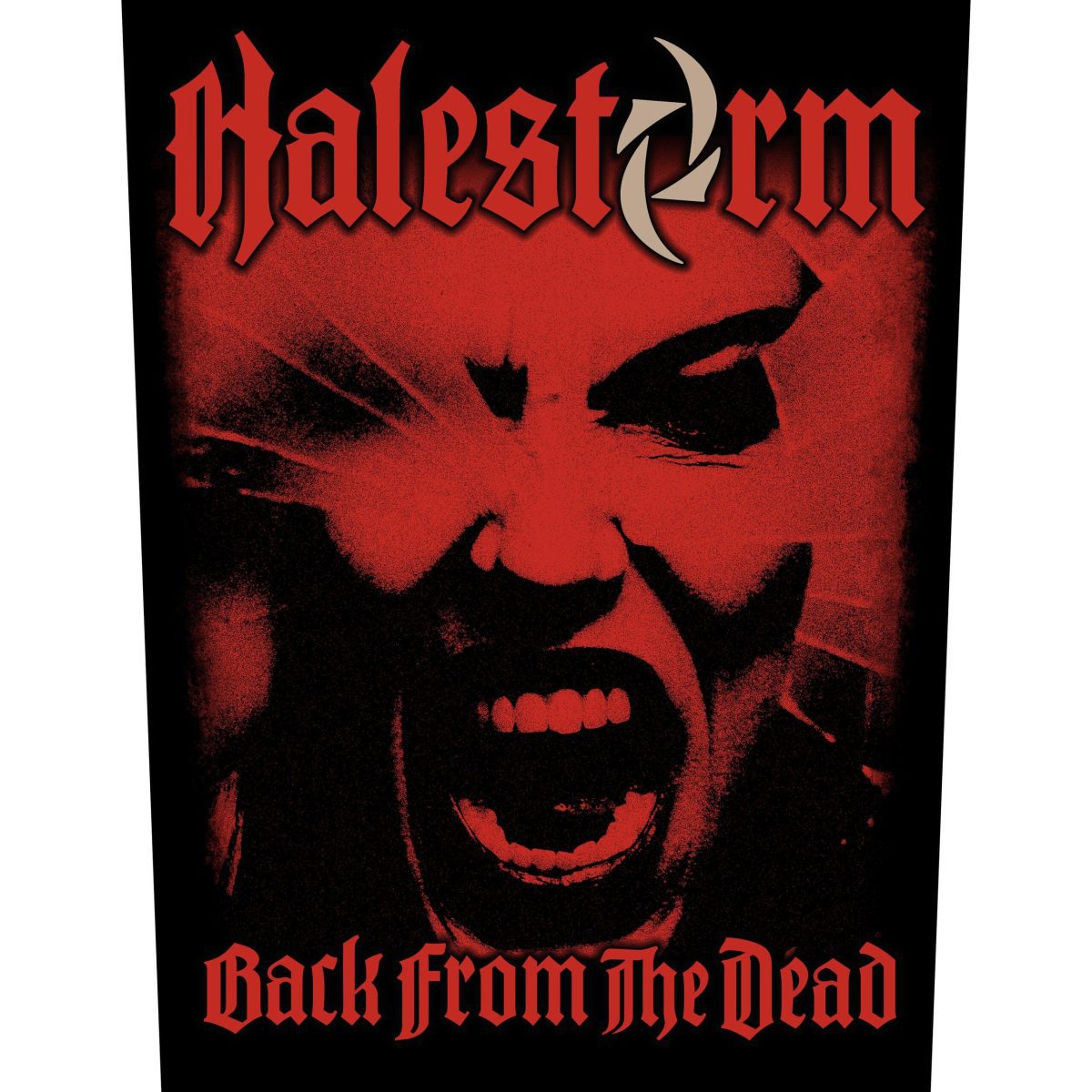 Halestorm 'Back From The Dead' Backpatch - Heavy Metal Online