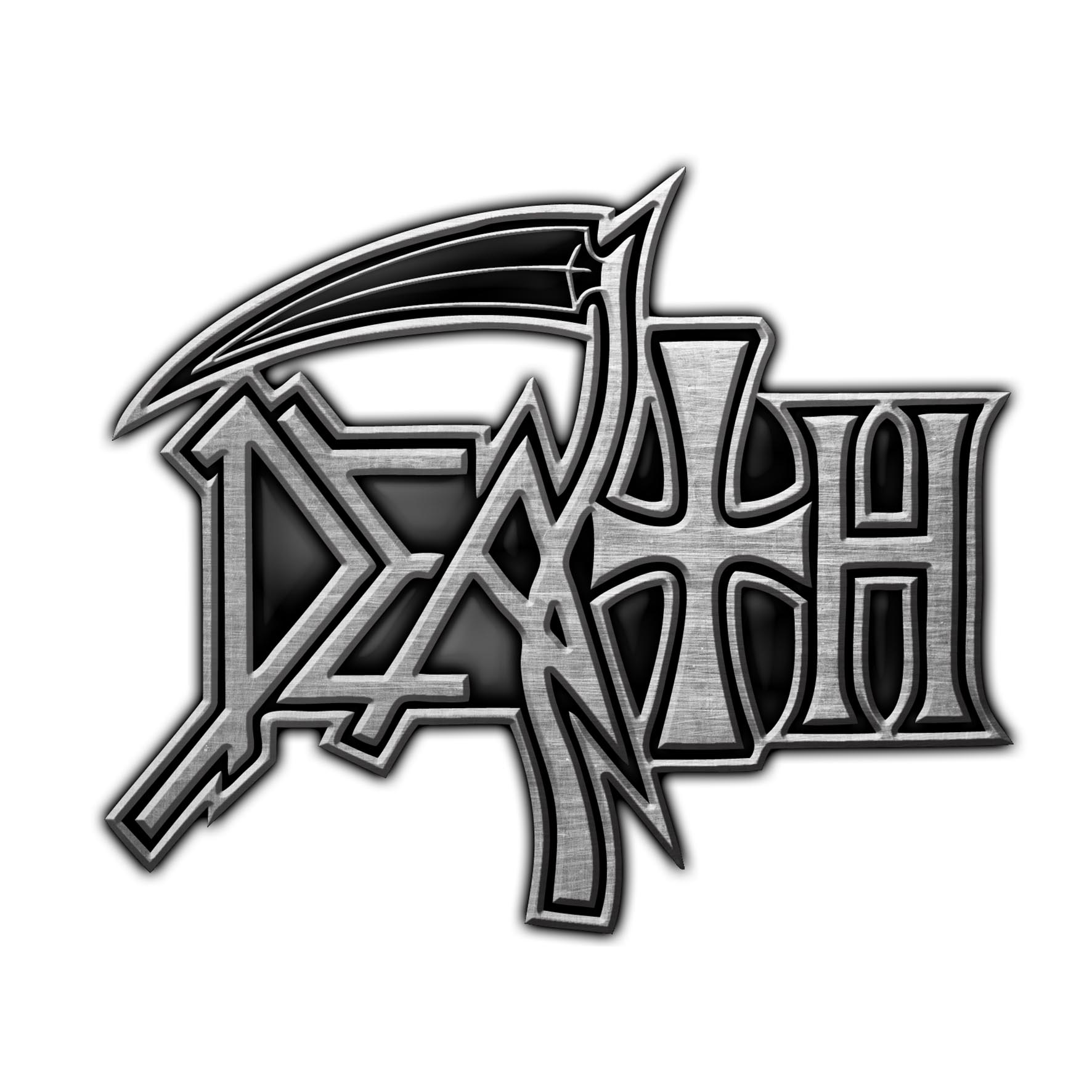 Death 'Logo' Metal Pin Badge - Heavy Metal Online